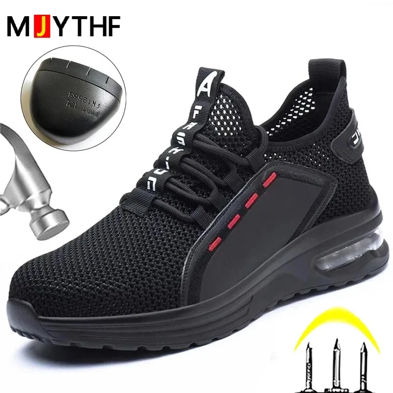 DHgate.com:Mens Breathable Steel Toe Indestructible Sneakers for ...