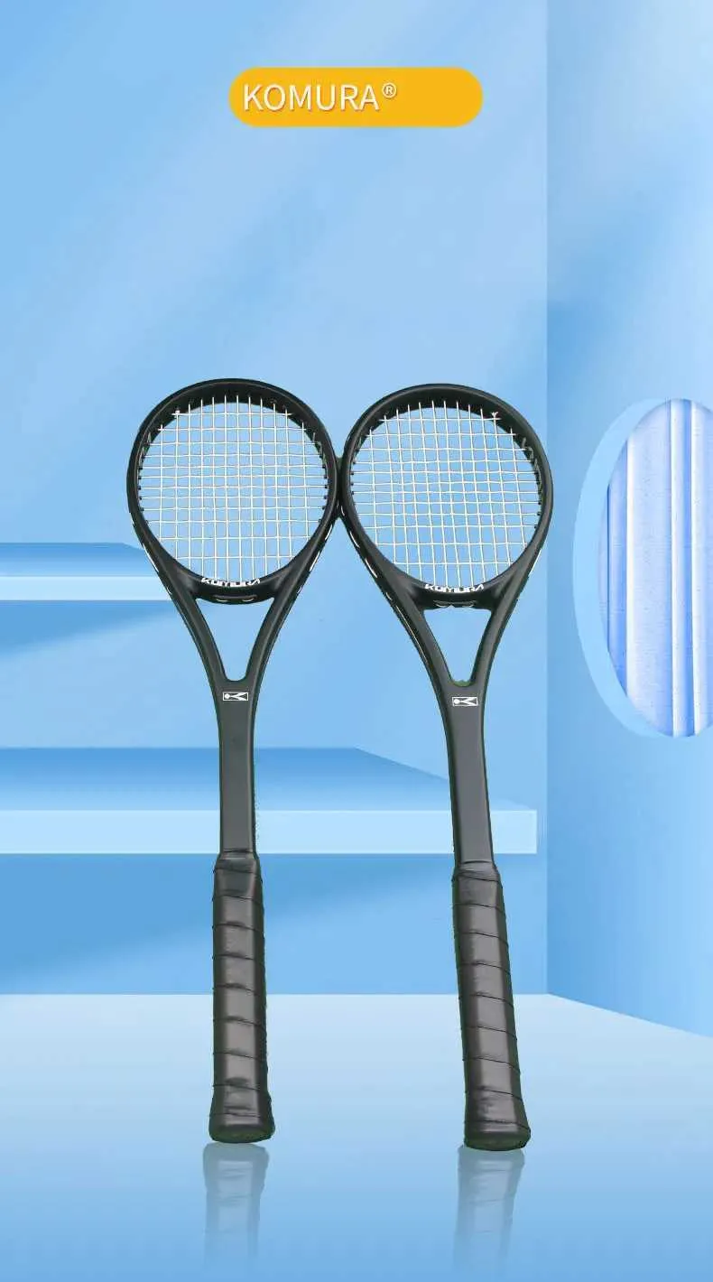 KOMURA 37 Dessert Tennis Rack Professional Single Trainer For Karakal ...
