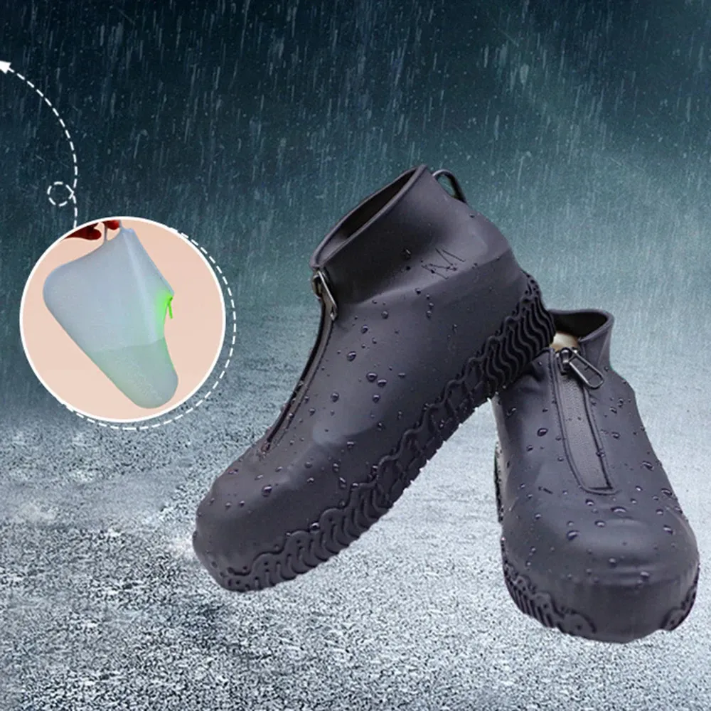 Water Proof Shoe Covers Anti Slip Rain Boots - Unisex Sports Shoe ...