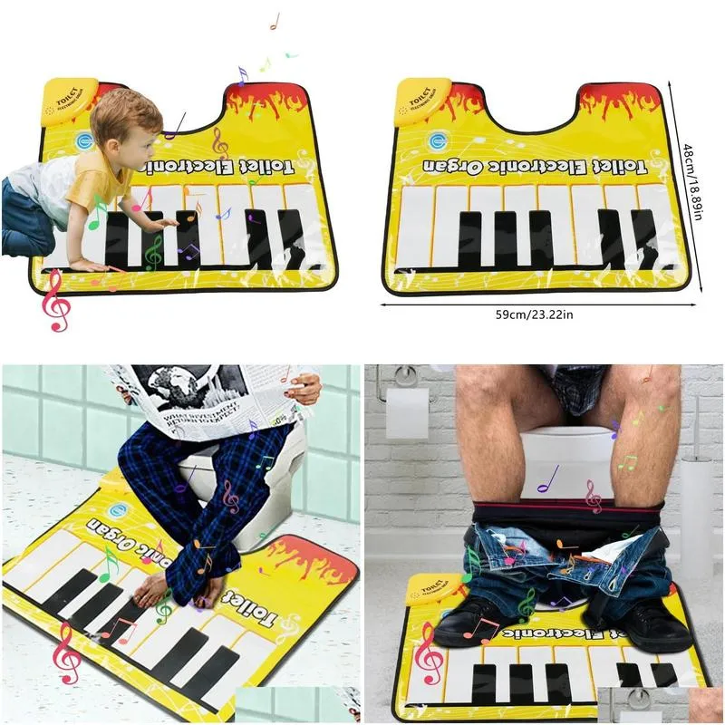 DHgate.com:Musical Toilet Seat: Playful Piano Sound, Novelty Potty ...