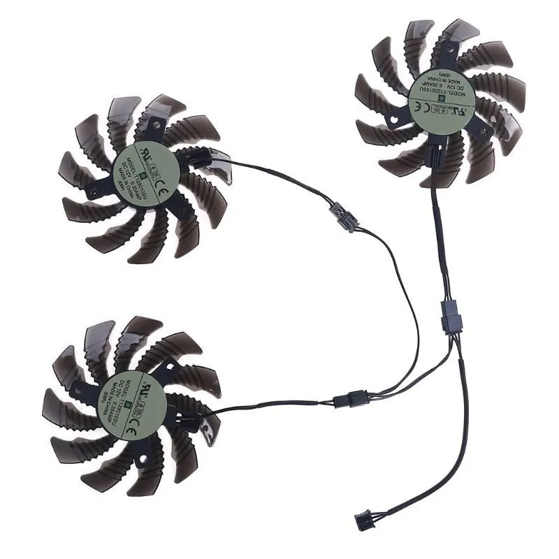 DHgate.com:High-Efficiency 75mm 2/3 Pin VGA Graphics Video Card Cooling ...