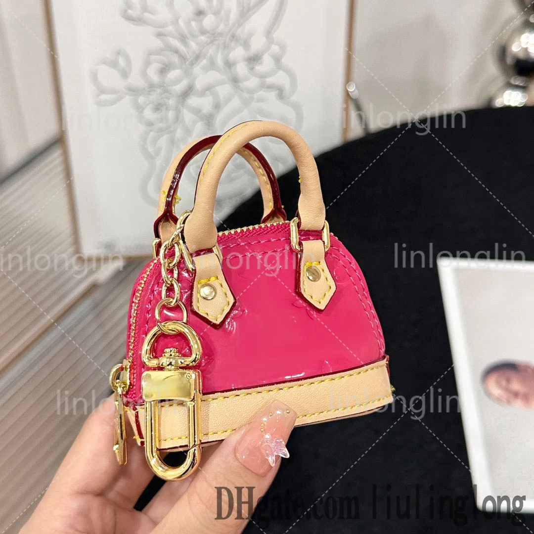 Women's Luxury Key Wallet: Genuine Leather Mini Pouch Bag With Keychain ...