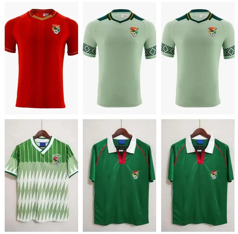 BOLIVIA Retro Morocco Soccer Shirt 1993 1995, #10 ETCHEVERRY Home Green ...