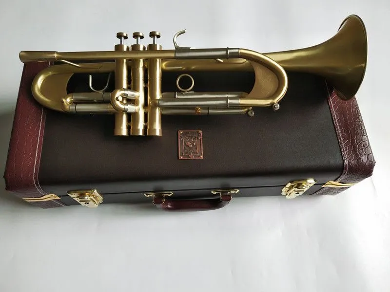 Trumpet B Flat Trumpet LT197GS 77 Musical Instrument Heavier Type Gold ...
