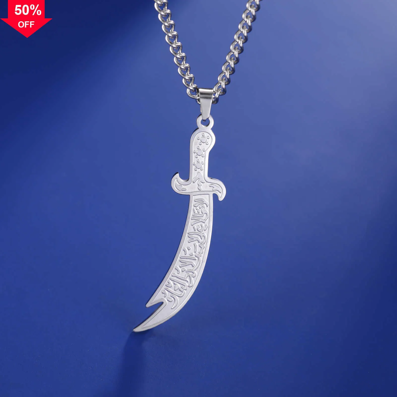 Islamic Imam Ali Zulfiqar Sword Pendant Necklace Stainless Steel Arabic Calligraphy Muslim Necklace For Men From Hiphopfashion 999 33.17 DHgate.Com