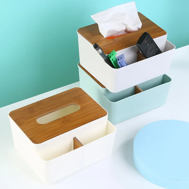 Multi Functional Kitchen Tissue Box With Remote Control For Living Room ...