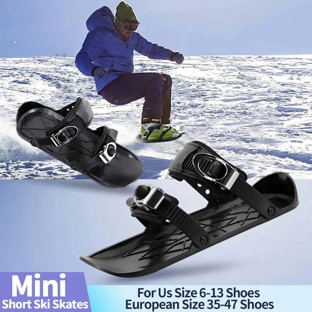 DHgate.com:Mini Ski Skates Snowboard Boots Boards - Adjustable Winter ...