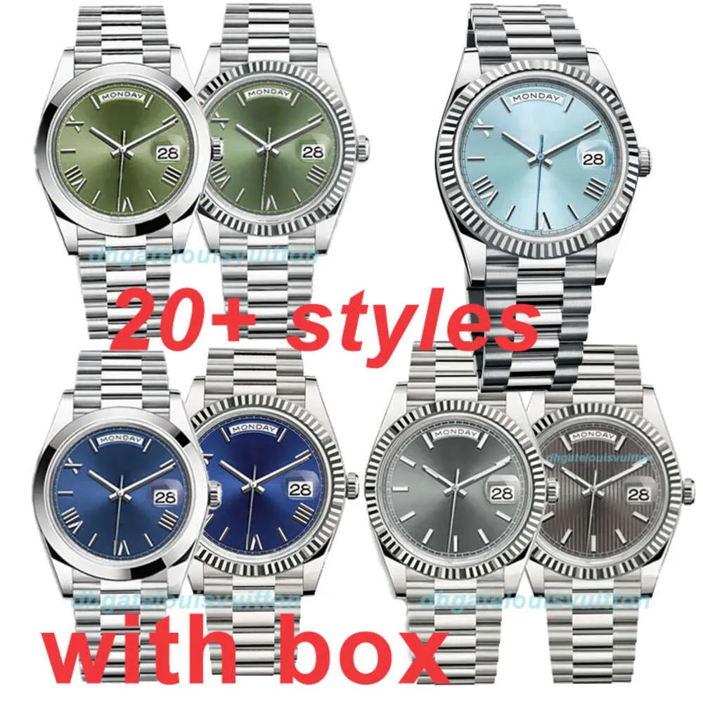 Trusty 40mm Automatic Wristwatch DD 2813 Movement Olive Dial Stainless ...