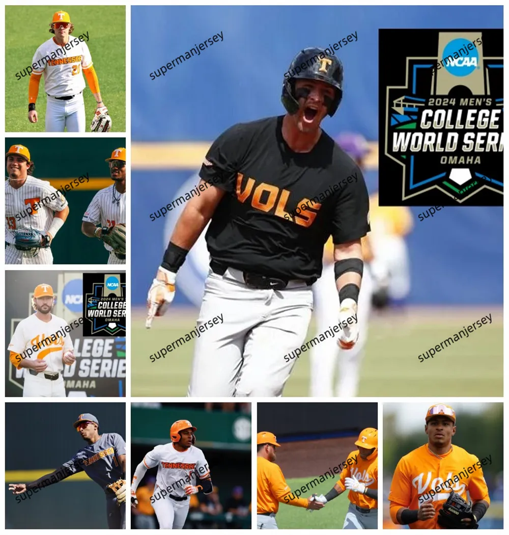 Custom 2024 Tennessee Volunteers Baseball Christian Moore Bradke Lohry ...
