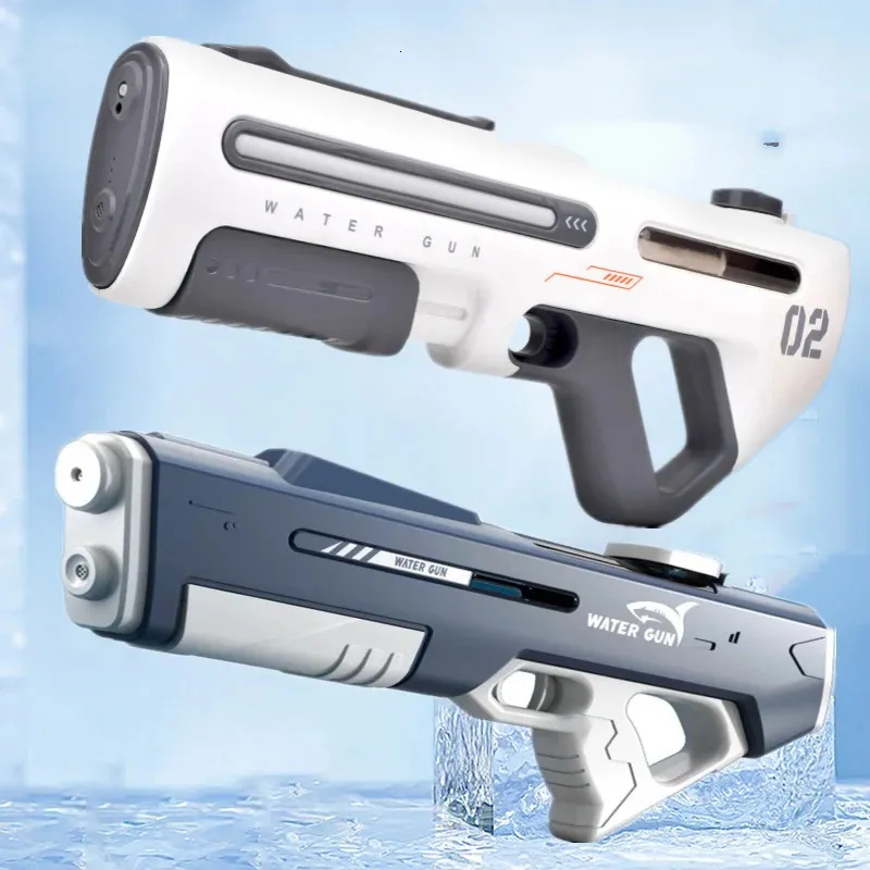 High Tech 2 In 1 Electric/Manual Water Gun With High Pressure And Large ...