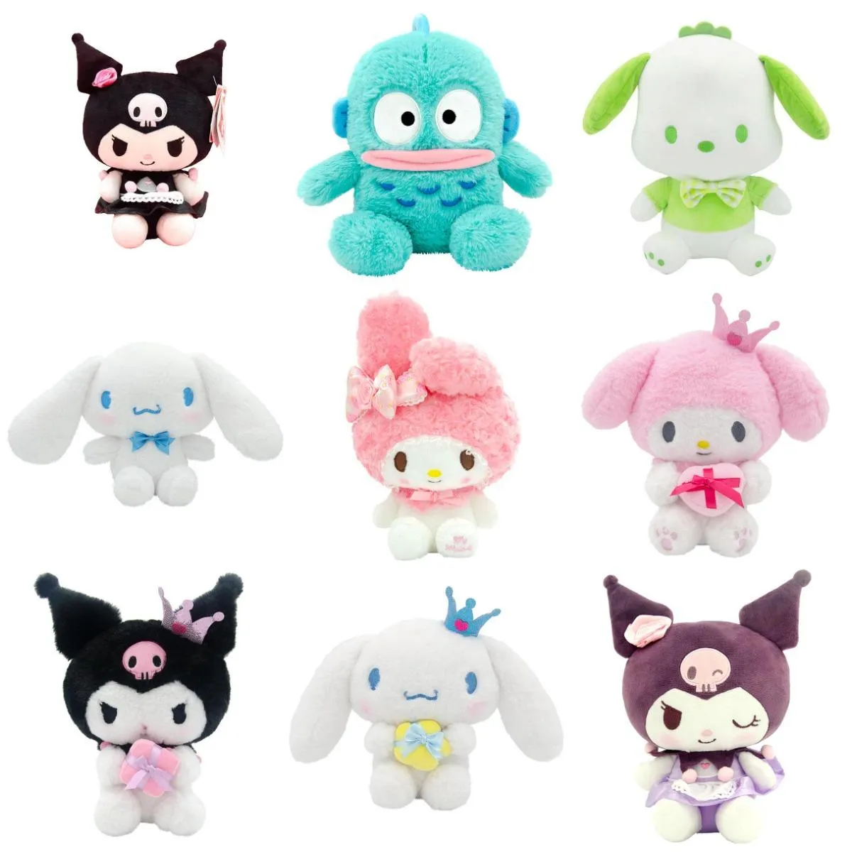 Kawaii Kuromi Half Fish Doll Plush Pillow Toy Soft Stuffed Animal For ...