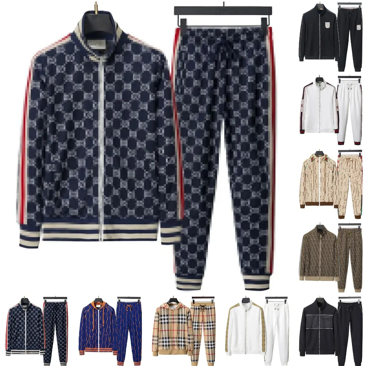 Men Tracksuit Set Brand Mens Tracksuit Womens Long Sleeve Sporting ...