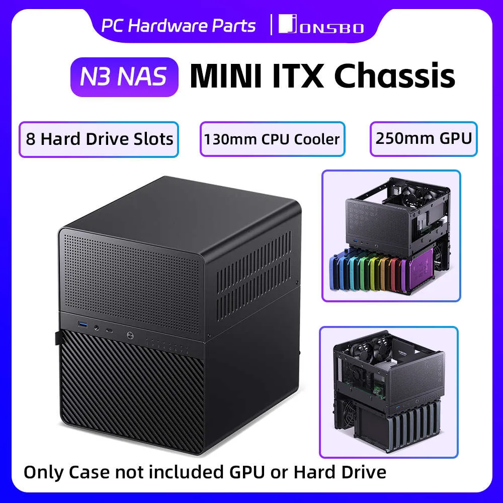 DHgate.com:All-In-One N3 NAS Chassis: Aluminum ITX PC Case for AMD ...