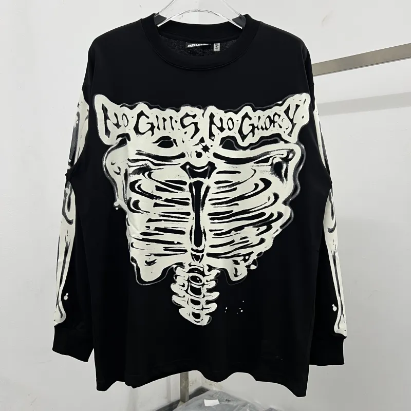 2024SS High Quality Oversized Full Print Graffiti Hip Hop Oversized Graphic T Shirts In Black ...