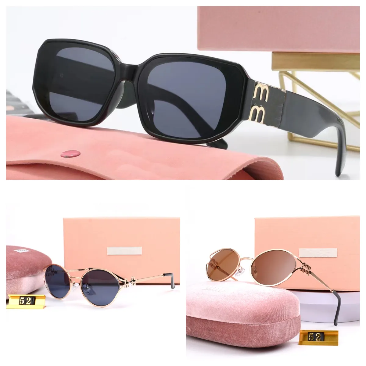Designer Sunglasses For Women: Fashion Luxury Personality Letter Oval M ...