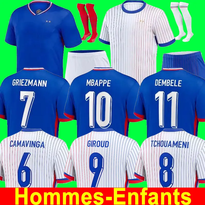 France Soccer Jersey 24/25 - Mbappe, Griezmann, Giroud & More! Official ...