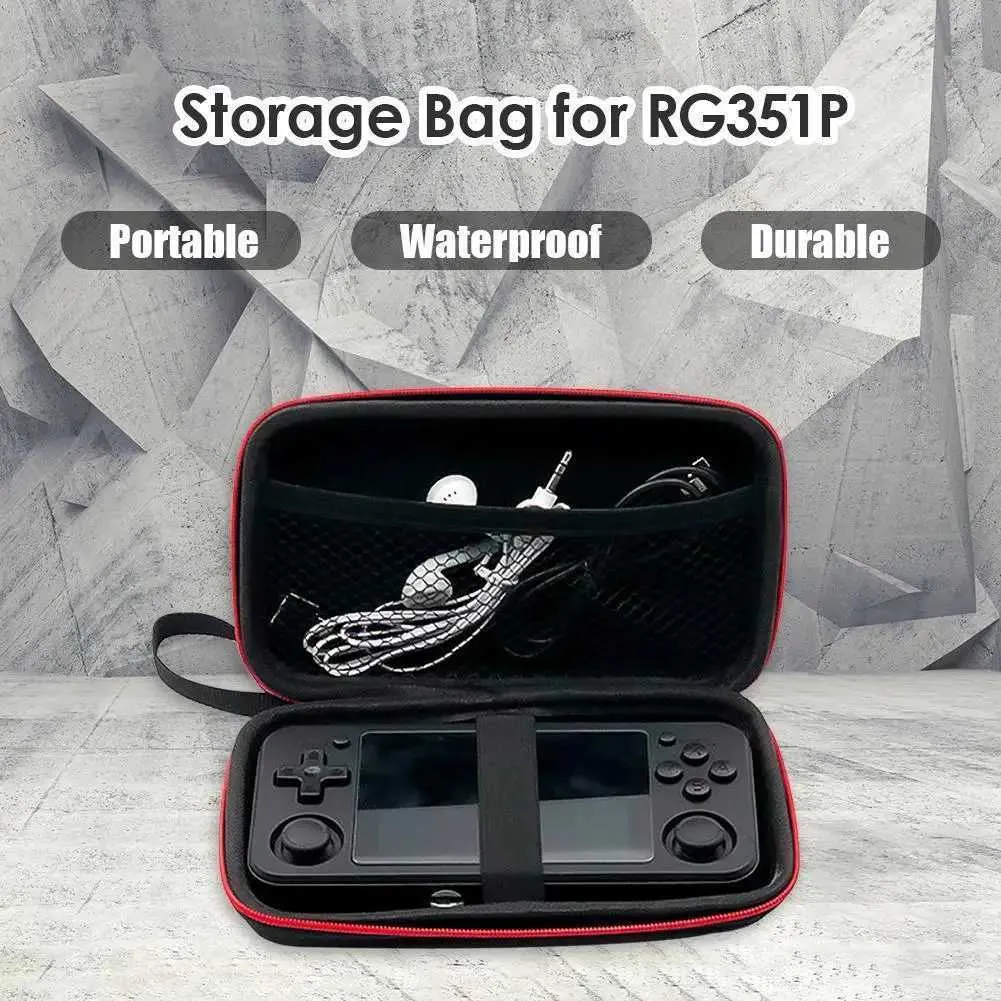 Portable EVA Hard Shell Pixel Buds Case For R36S/R35S Gaming Console ...