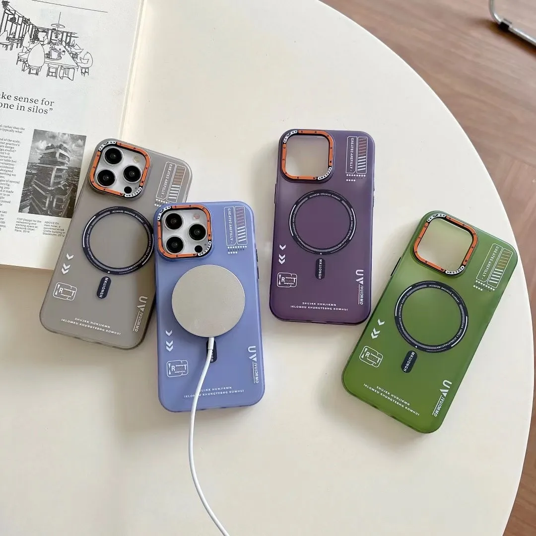 DHgate.com:Magnetic Phone Case with Silicone Matte Tactile Absorber for ...