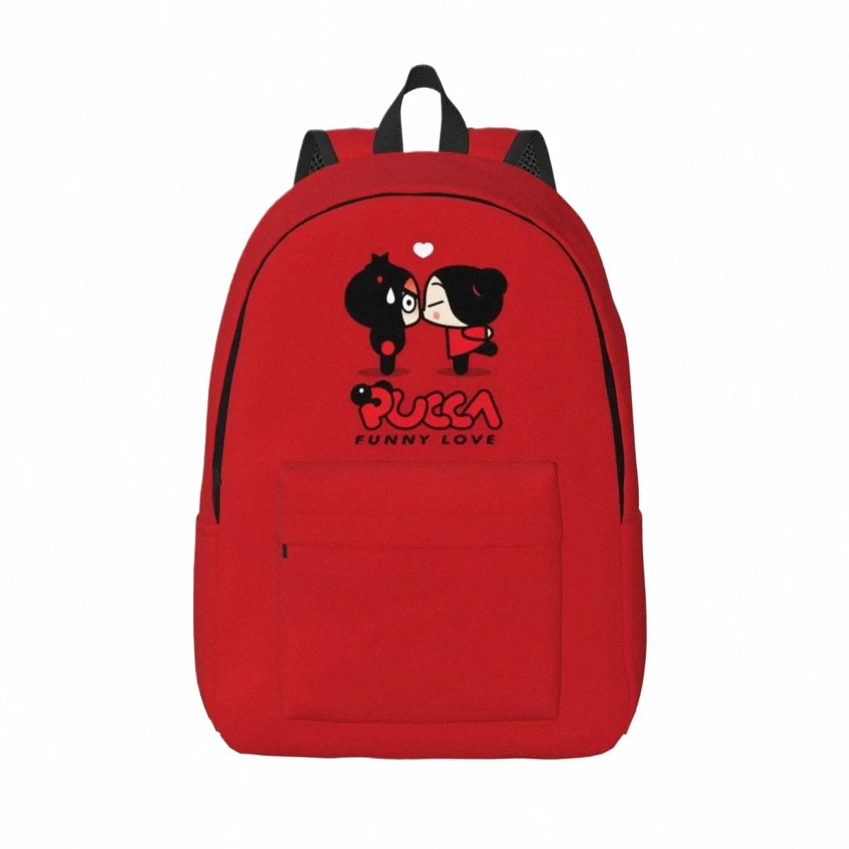 Cute Pucca Garu Korean Doll Backpack For Men Women Casual High School ...