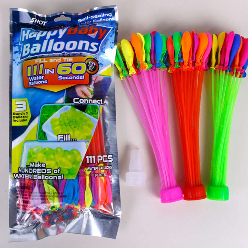 Colorful Self-Sealing Water Balloons 111 Pack for Endless Summer ...