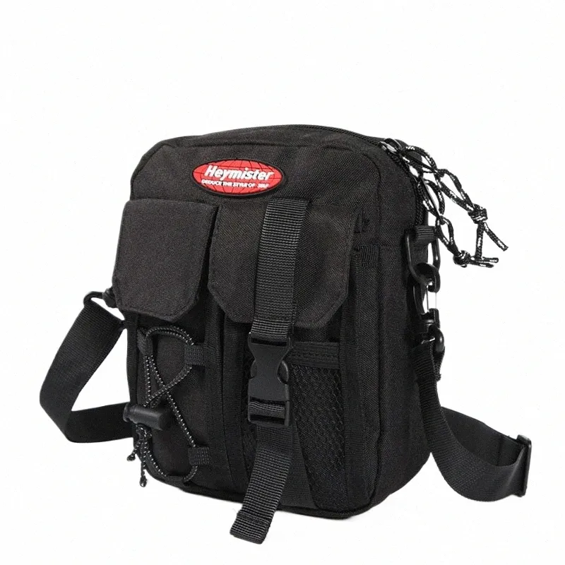 Street Mini Hip Hop Mens Crossbody Bag With Flap Closure And Oxford ...