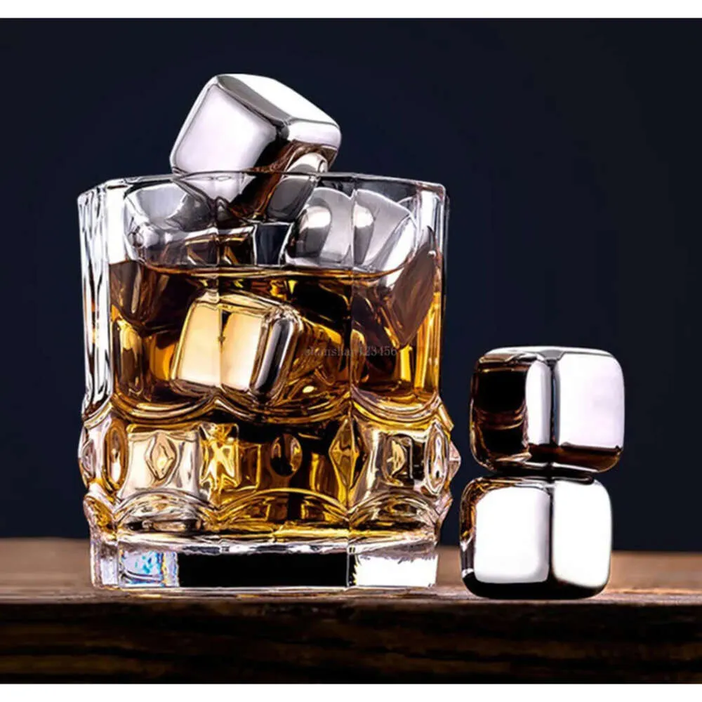 Stainless Steel Whiskey Cubes And Water Ice Wine Stones Food Grade ...