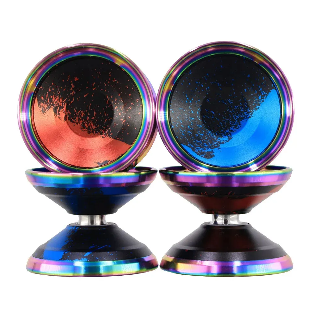 Colored Alloy Inlaid Metal Ring Yoyo High-Performance Metal Plate ...