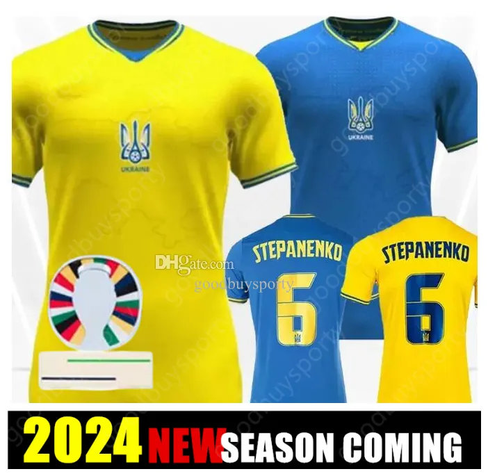Euro Soccer Jersey: Ukraine National Team Kit - Home & Away Styles ...