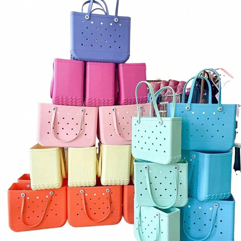 Evastore Waterproof EVA Beach Bogg Rubber Beach Bag For Kids And Women ...