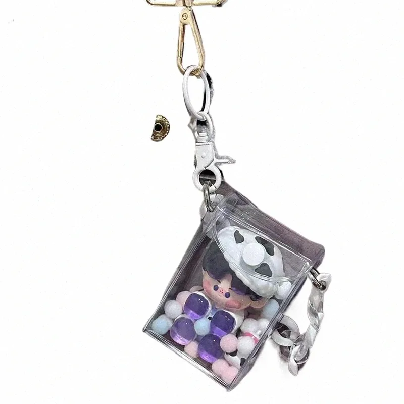 Anime Doll Transparent Coin Purse, Pendant, Square Pouch, Wallet, Key ...