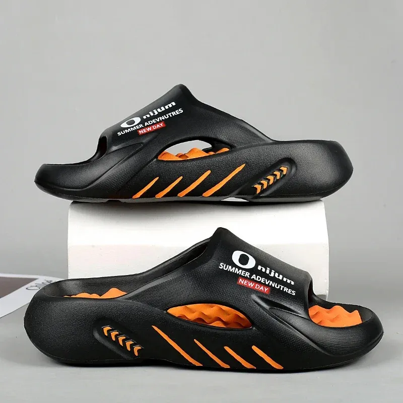 Ultra-Comfy Men's Massage Slippers: Indoor Outdoor Sandals for All-Day ...