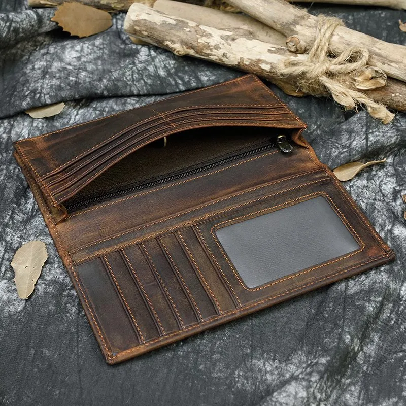 Vintage Designer Leather Tangem Wallet For 6 Inch Iphe Men Vintage Designer Leather Tangem Wallet For 6 Inch Iphe Men