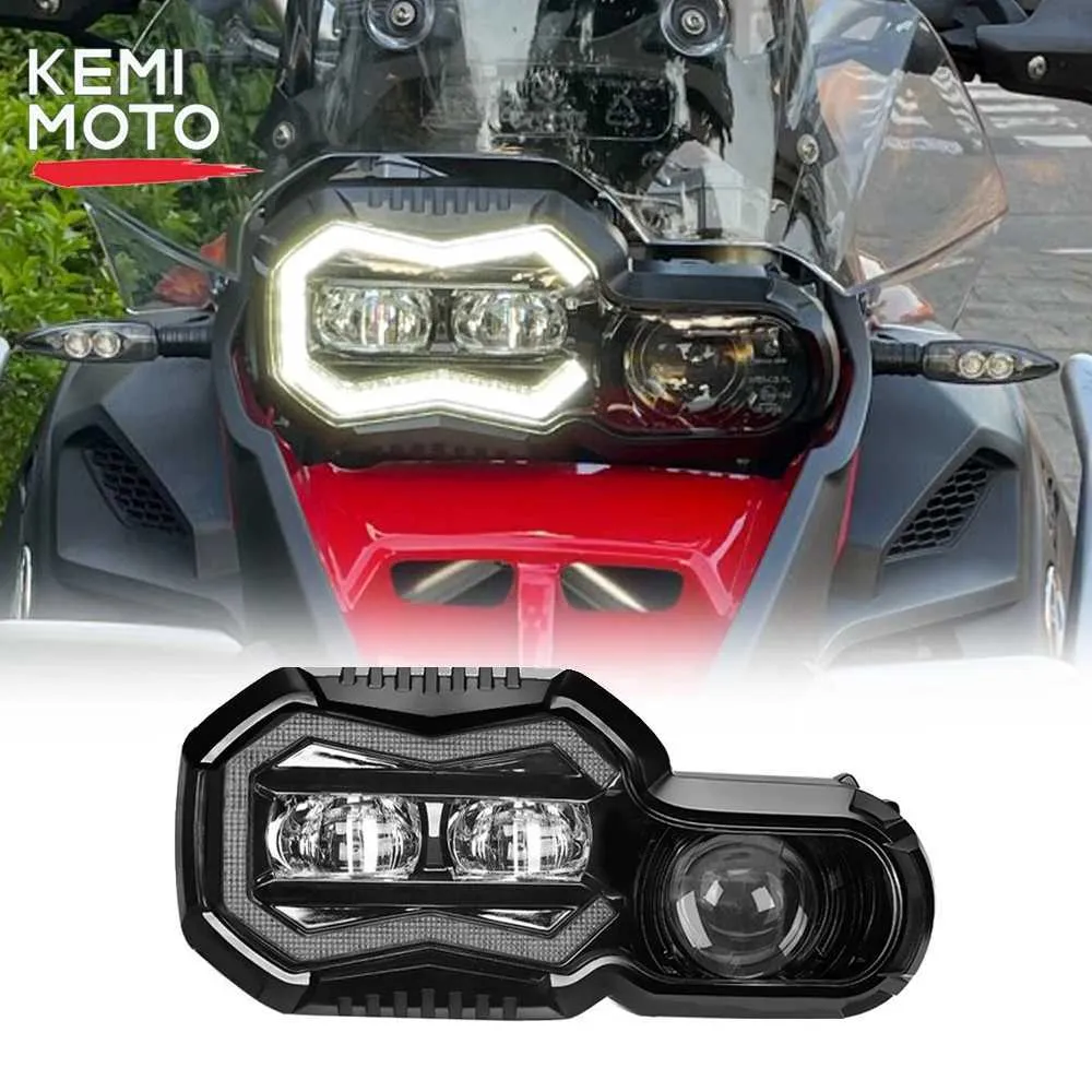 E24 LED Complete Motorcycle Projector Headlight Assembly for BMW F800GS ...