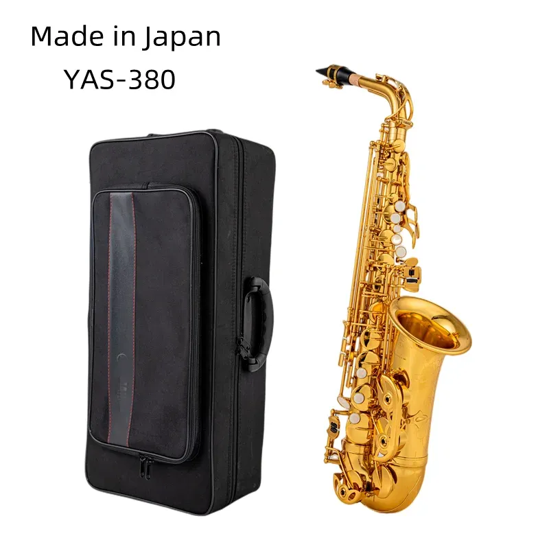 Japanese Crafted Eb Alto Saxophone Brass Musical Instrument Gold ...
