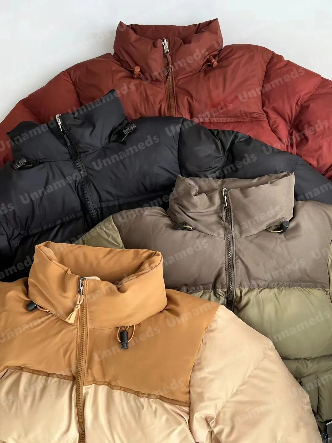 Mens Designer 1996 Jacket Puffer Invisible Hat White Duck Down Thermal ...