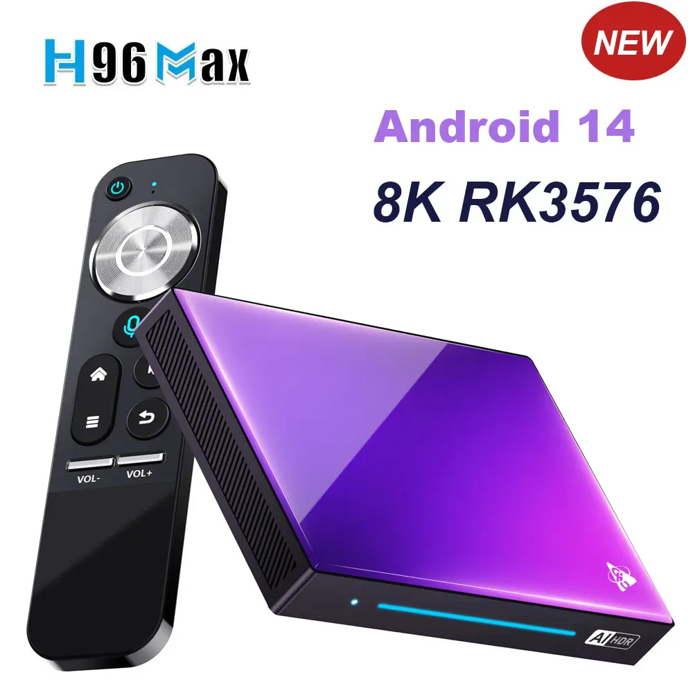H96 MAX M9 Android 14 TV Box 8K 2GB/16GB, 4GB/32GB, 8GB/128GB Options ...