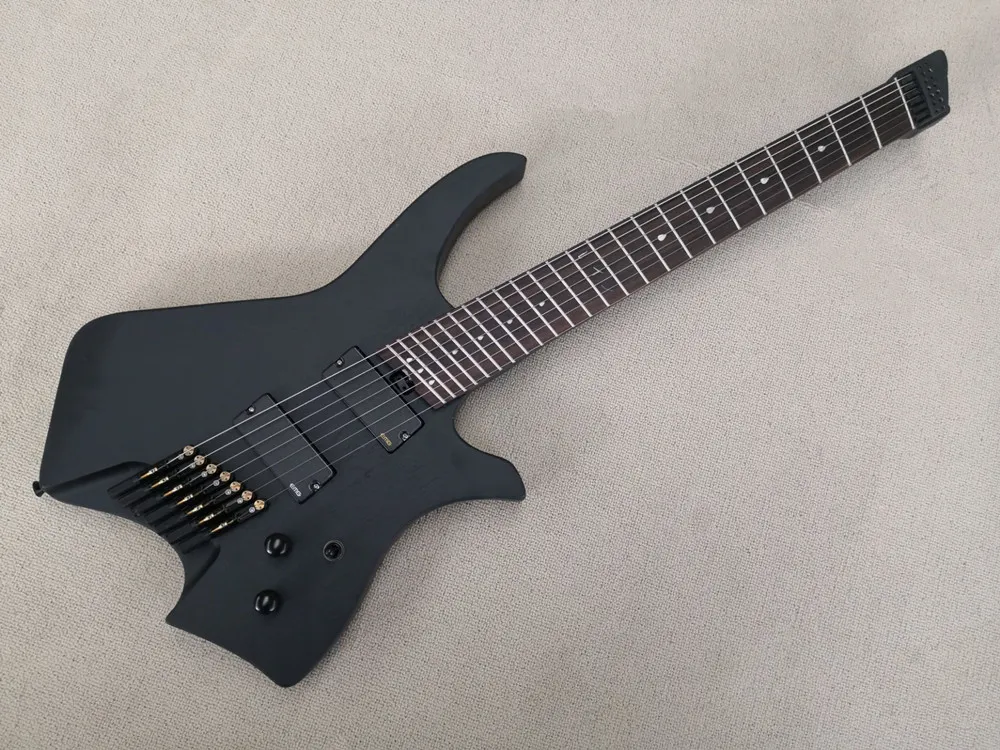 7 String Headless Electric Guitar Custom Service Available, Rosewood ...