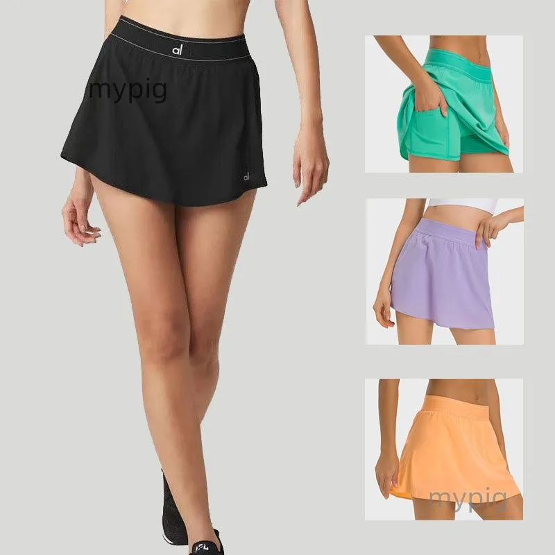 Mini Tennis Skirt With Pockets Quick Drying Athletic Skort For Yoga ...