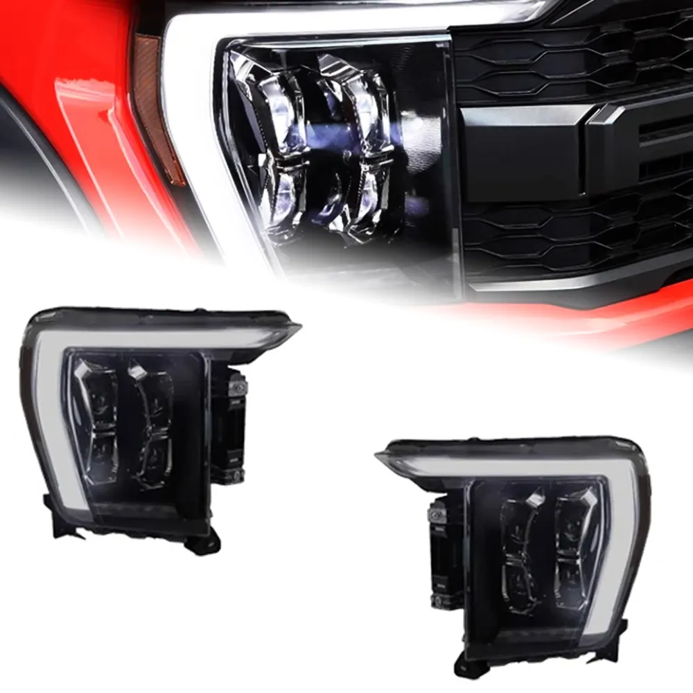 Headlight Upgrade For Ford F 150 Raptor LED Front DRL Running Lights ...
