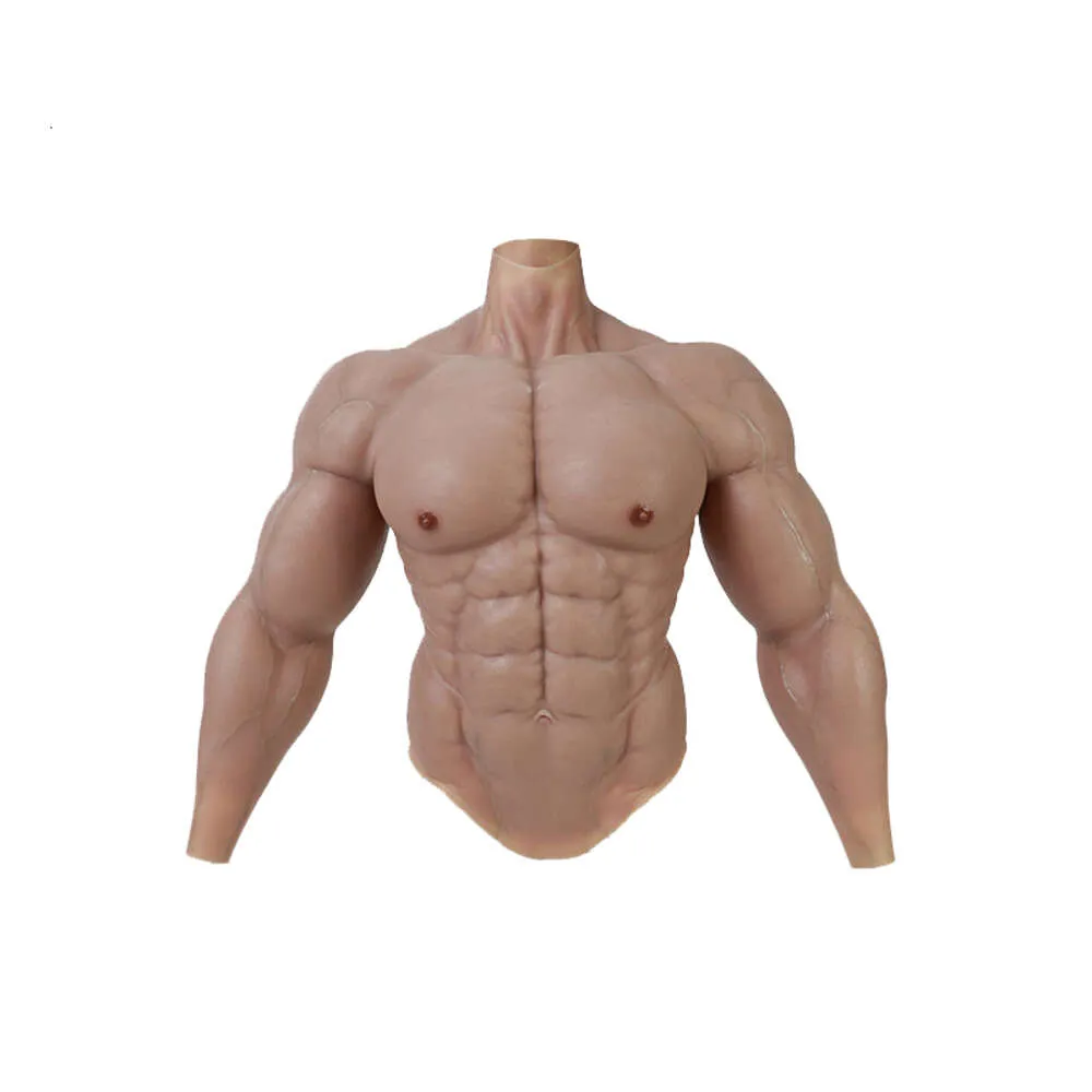 Male Bodysuits Cosplay Muscle Suit Upgraded Upper Body Muscle Suit With ...