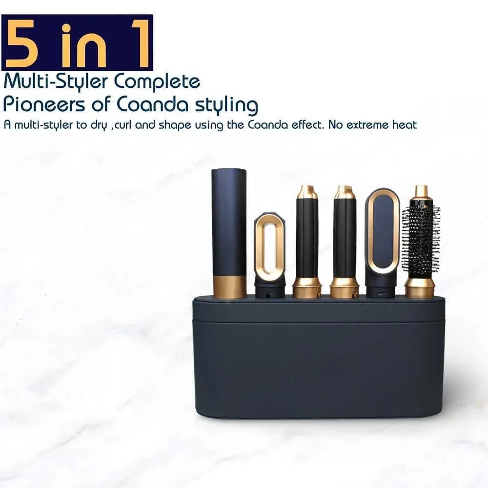 Multi Hair Styler 5-in-1 Hair Dryer Straightener Curling Iron with Hair ...