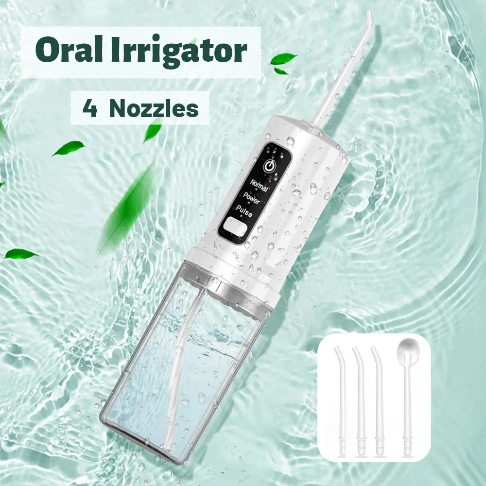 Portable Oral Irrigator Water Flosser Dental Water Jet Tools Pick ...