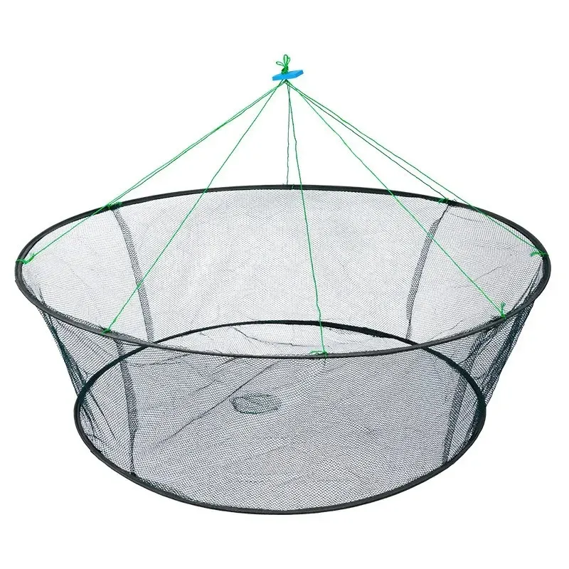 Portable Foldable Fishing Net Hand Net With Fishing Rope Handle For ...