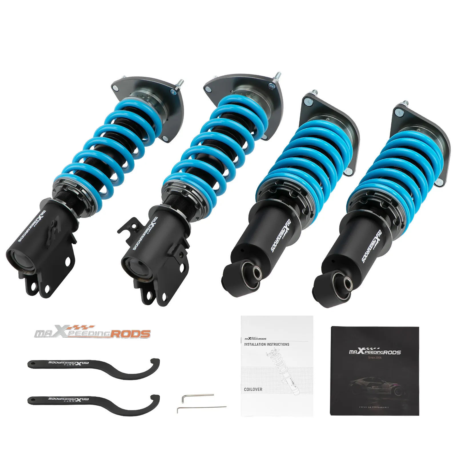 DHgate.com:Maxpeedingrods Adjustable Coilover Suspension Kit Shock ...