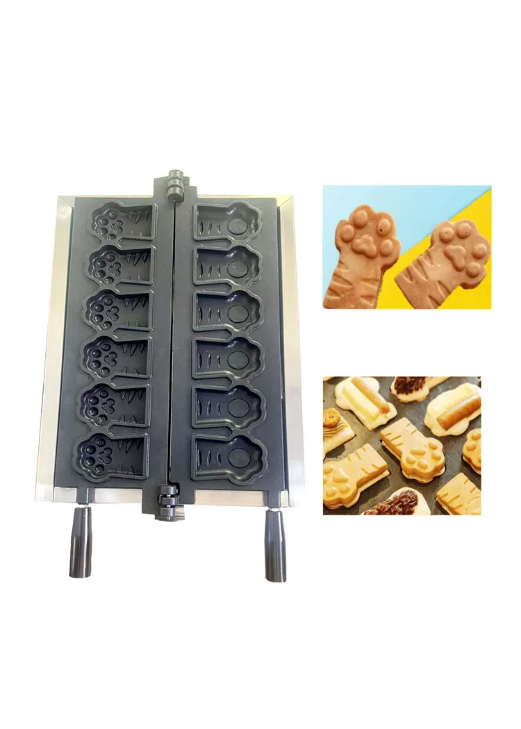 Commercial Tiger Paw Shaped Cartoon Waffle Maker For Children Chil ...