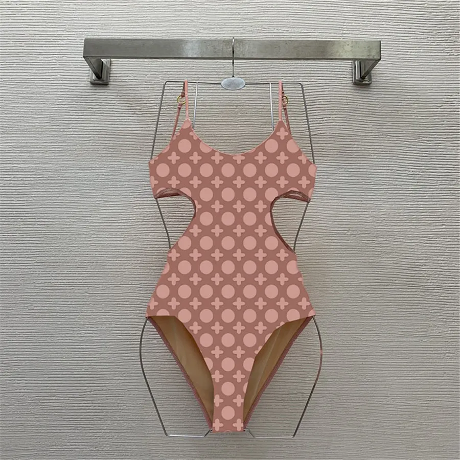 Sexy Backless One Piece Swimsuit High Cut Low Back Bathing Suit For ...