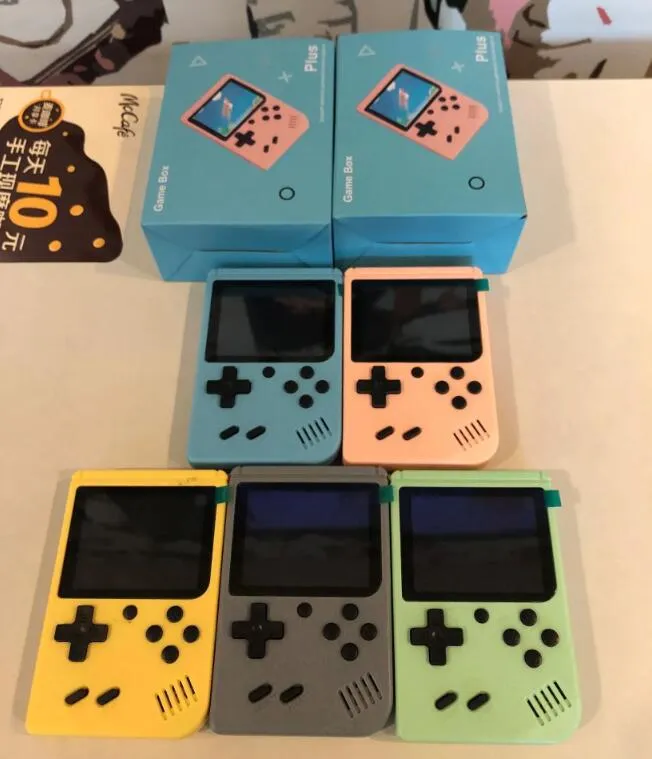 Handheld Retro Game Console Portable Macaron Player With 400 Games, 3 ...