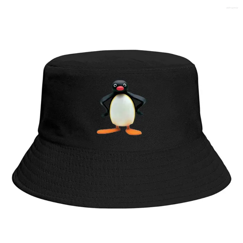 Foldable Pingu Penguin Bucket Hat For Men And Women Thick Outdoor Sun ...