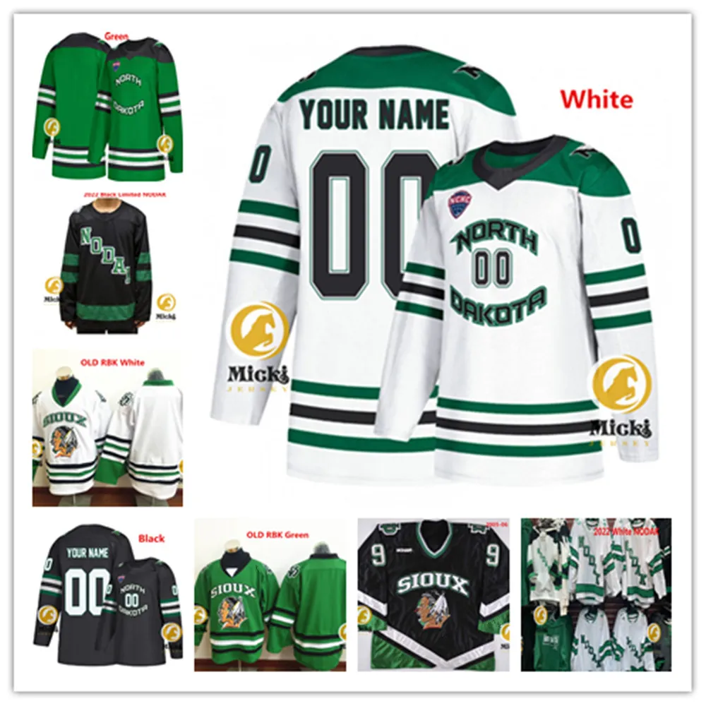 Tucker Poolman NorthDakota FightingHawks Hockey Jersey Rhett Gardner ...