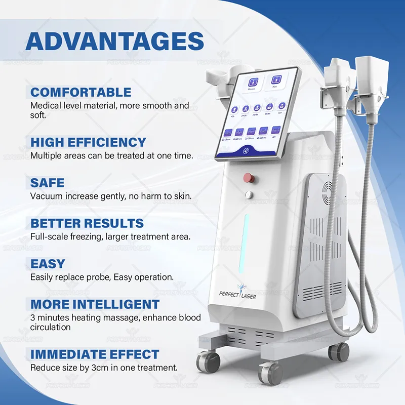 Perfectlaser FDA Approved Cryo Cryolipolysis Fat Freezing Diamond Ice ...